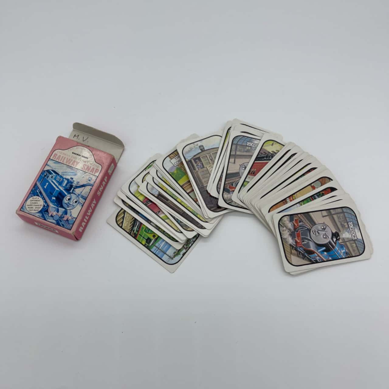 Vintage 1986 Thomas The Tank Engine Railway Snap - Playing Cards Game ...