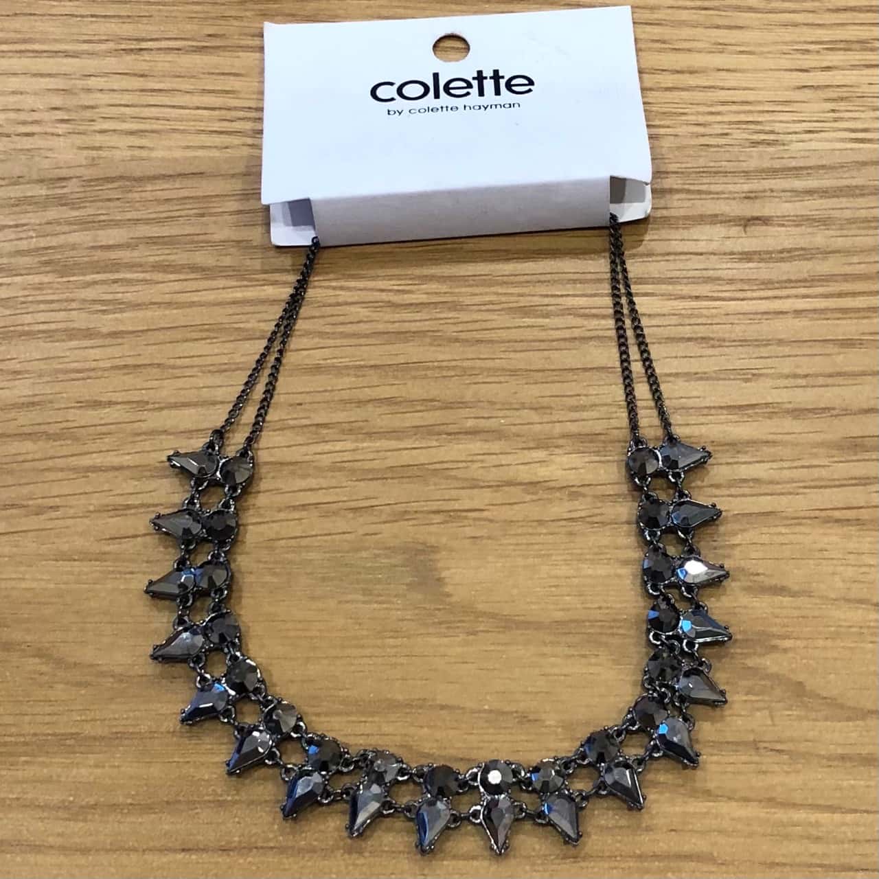 Colette Glam Round And Spikes Necklace (s)