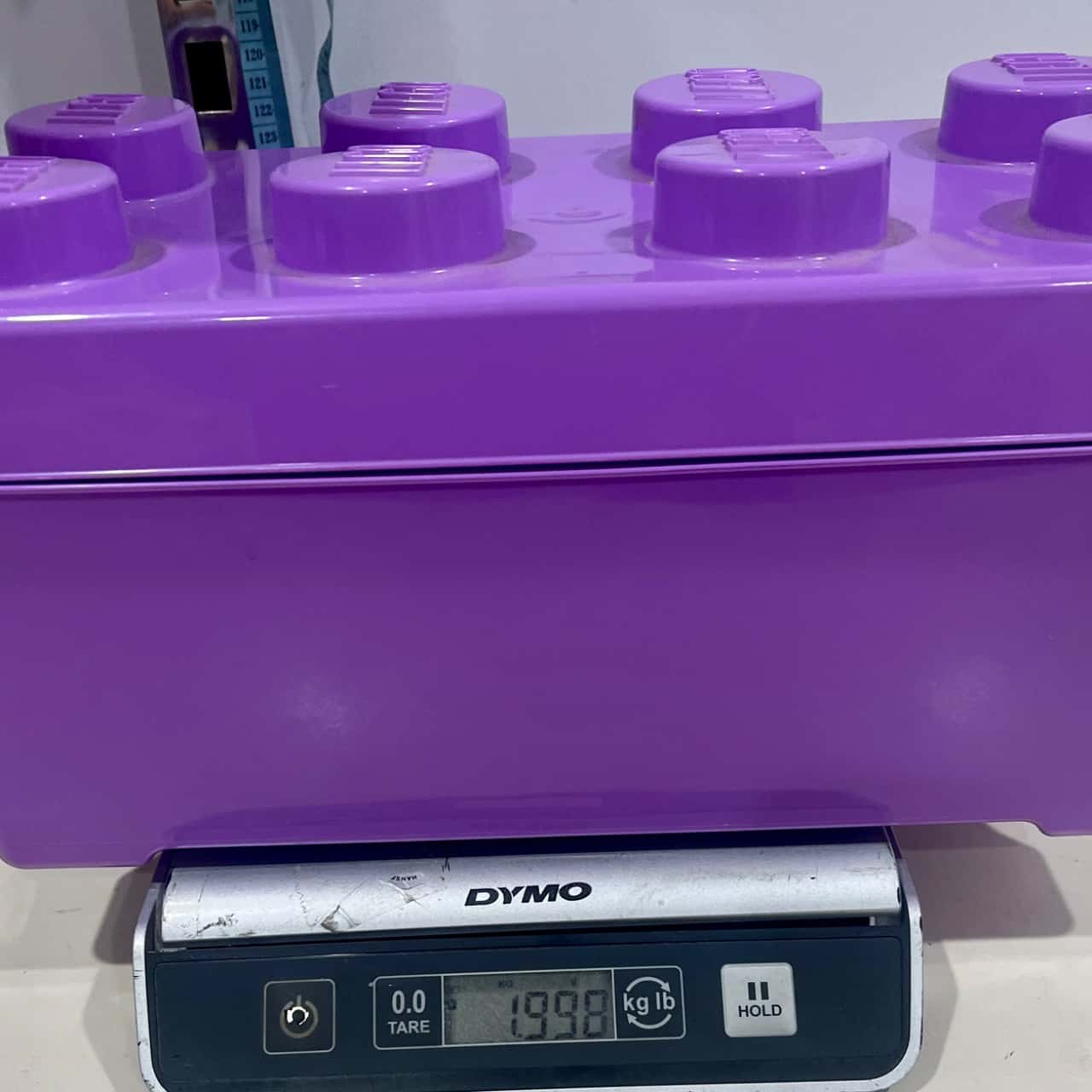 Purple Lego Brick full of Mixed Lego- 1.998kg total weight