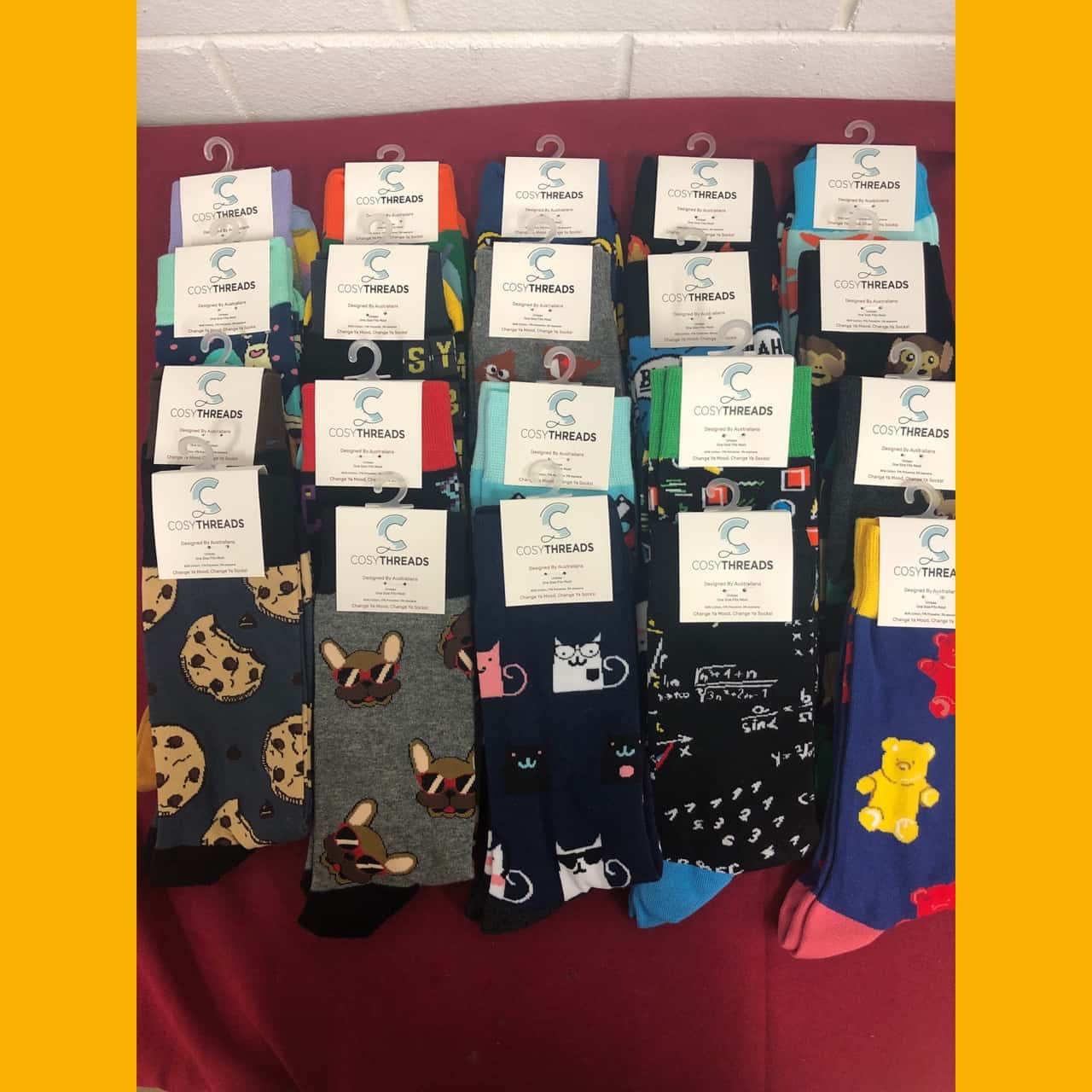 Men's Funky Socks x 20 pairs per pack (s) - New With Tags | Salvos Stores