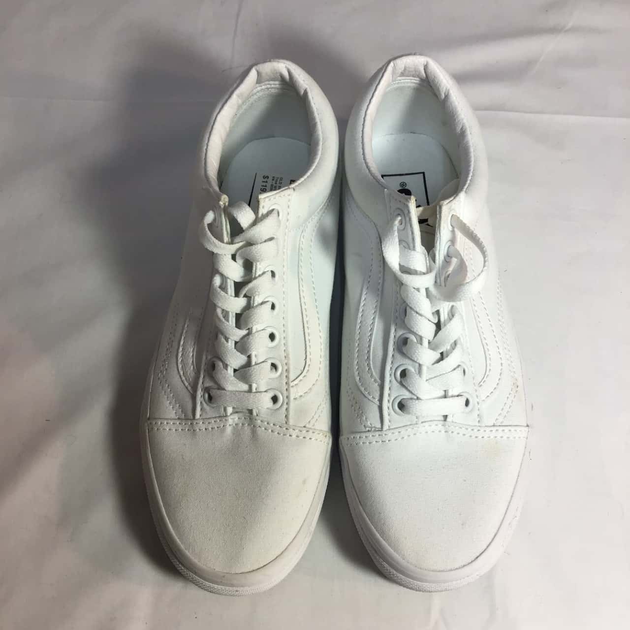 Vans Mens Size 7 White Sneakers(s)