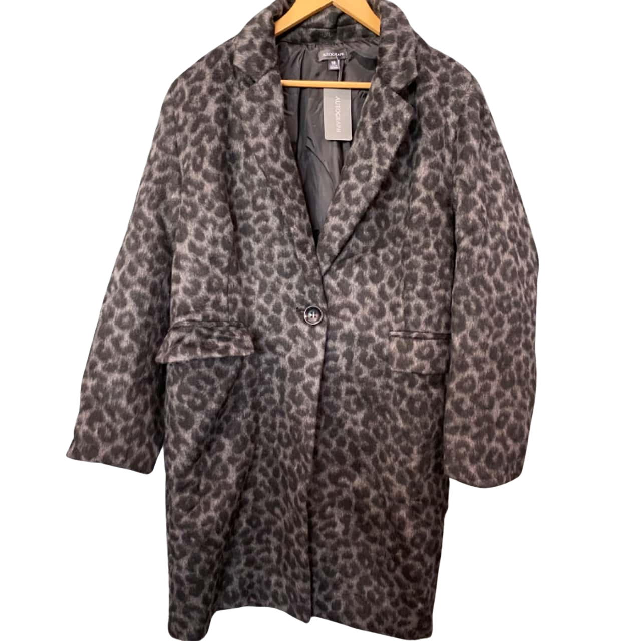 Autograph Women's Size 18 Black Patterned Coat(s)