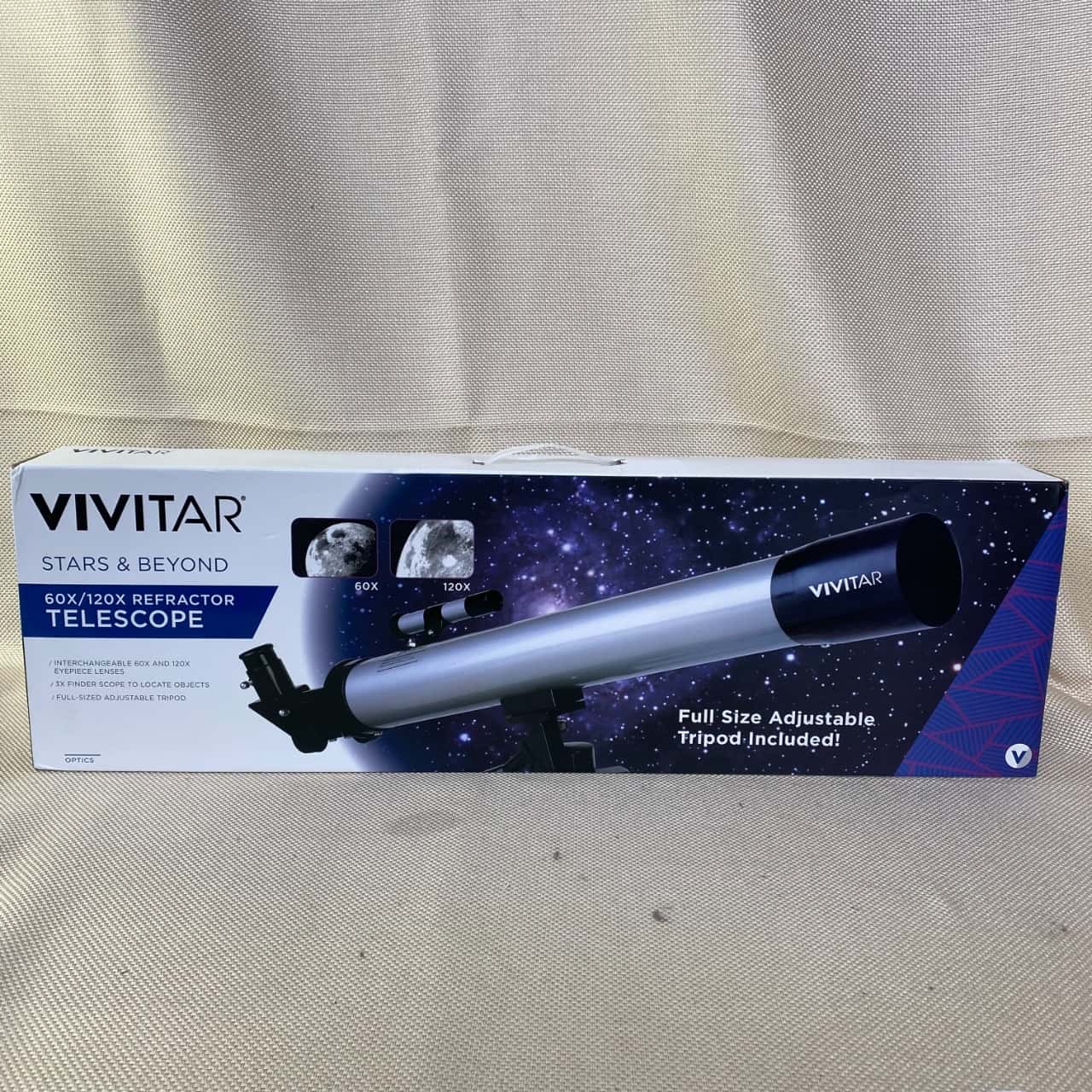 Vivitar Stars & Beyond 60x/120x Refractor Telescope ***Used but in very ...