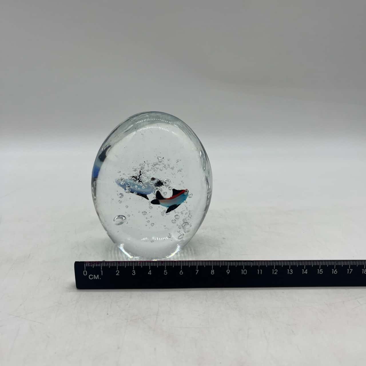 Fish Glass Paperweight