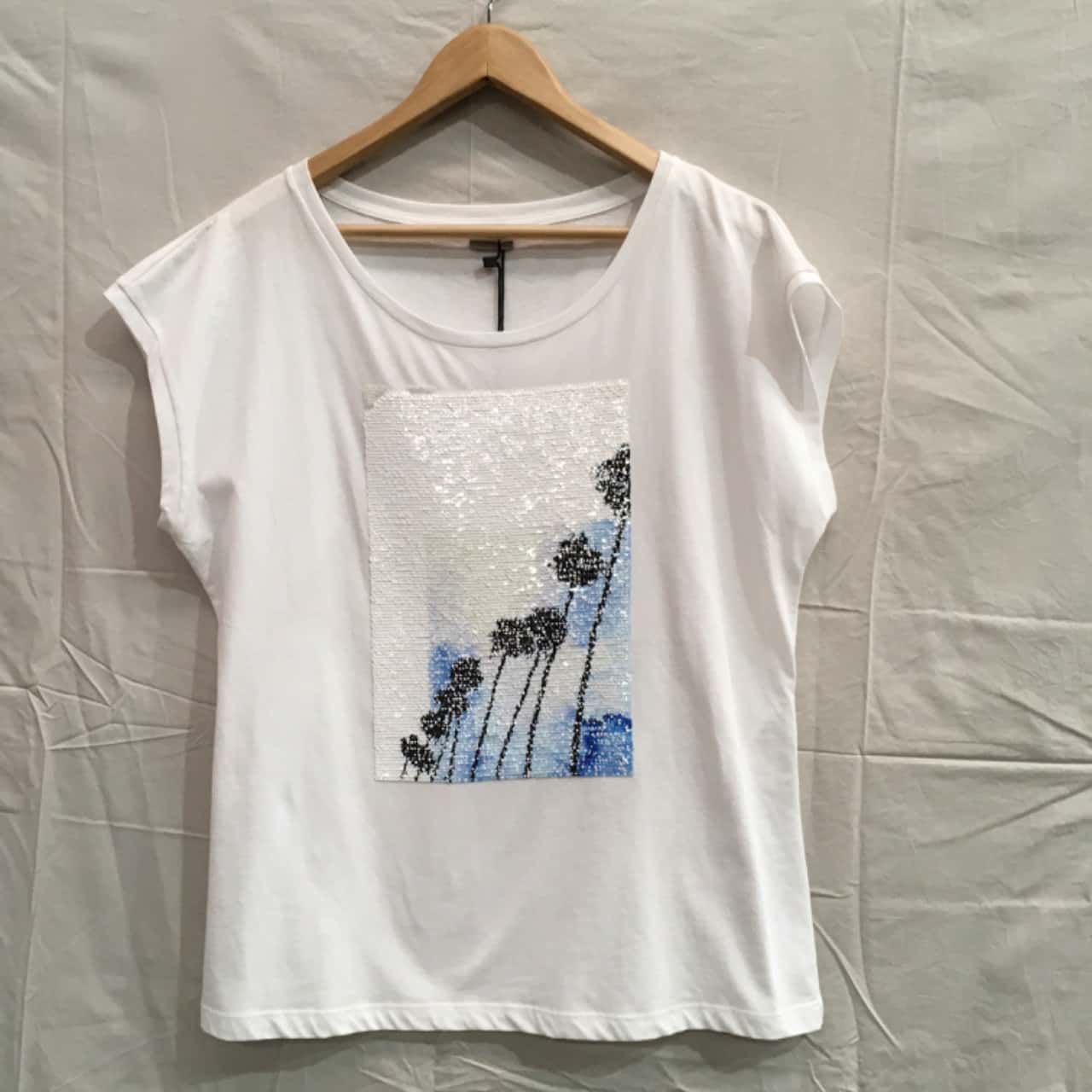 Womens Size XXL Marella sport Short Sleeve Blue / White(s)