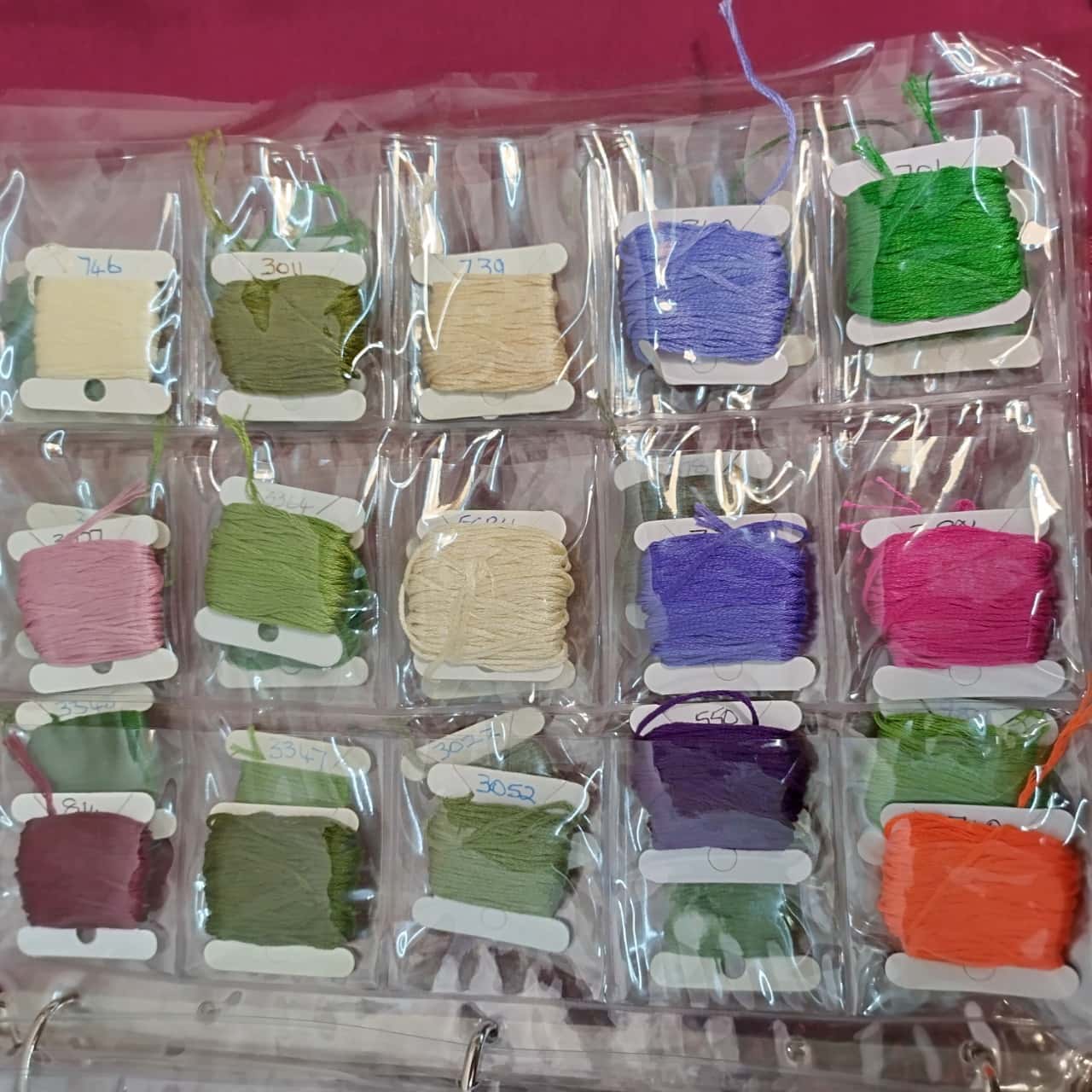 2x Thread Cases With 106 Cards of DMC Thread (s)