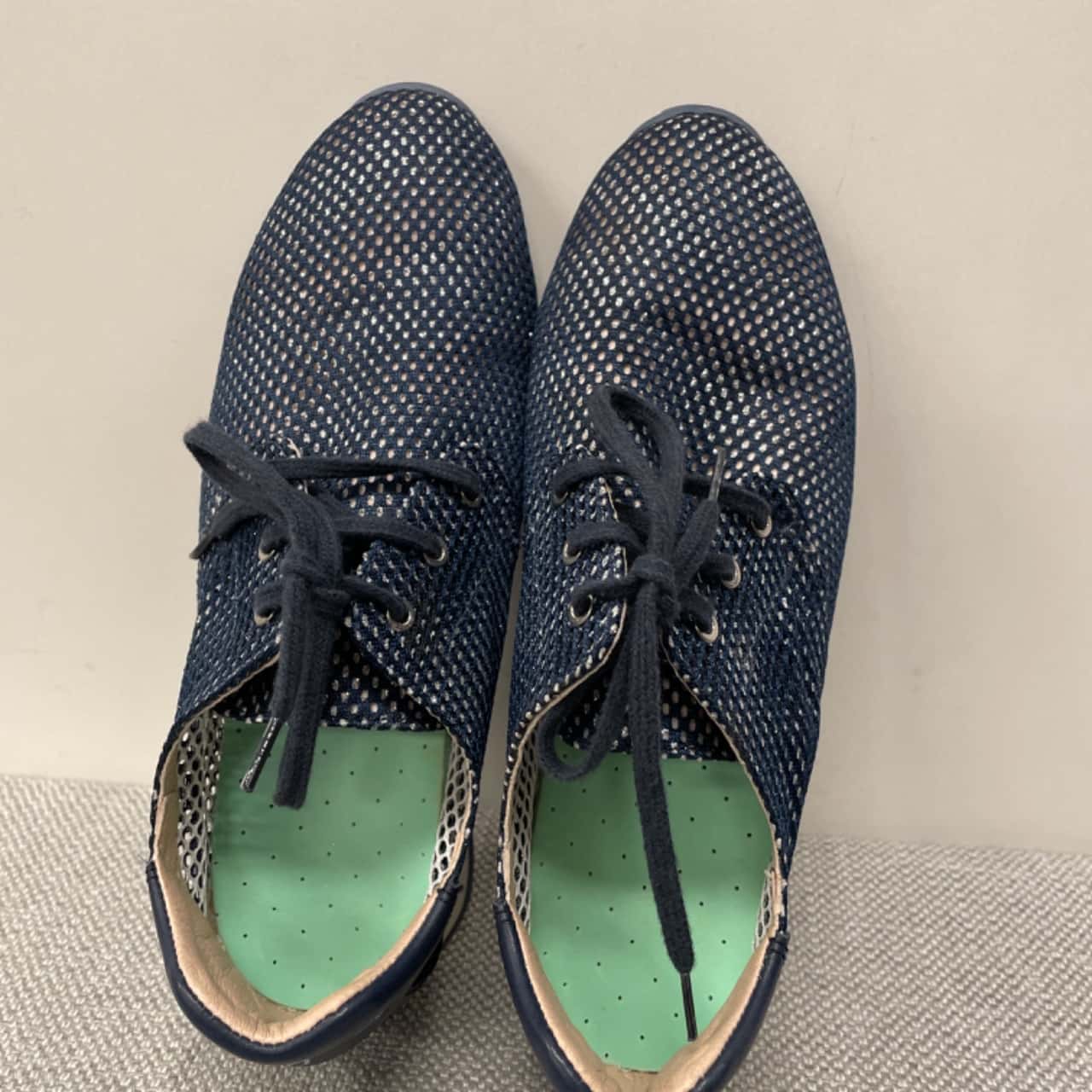 Hispanitas Womens Size 39 Navy Blue shoes