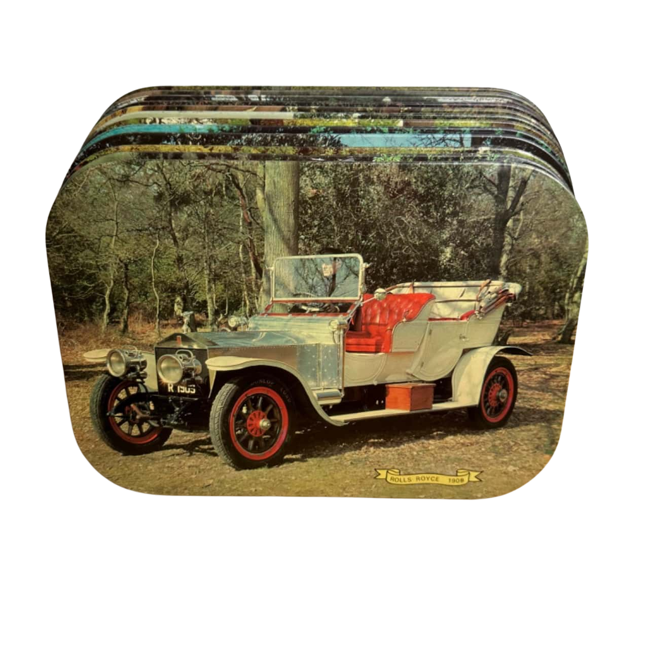 Set of 12 Vintage Car Place Mats