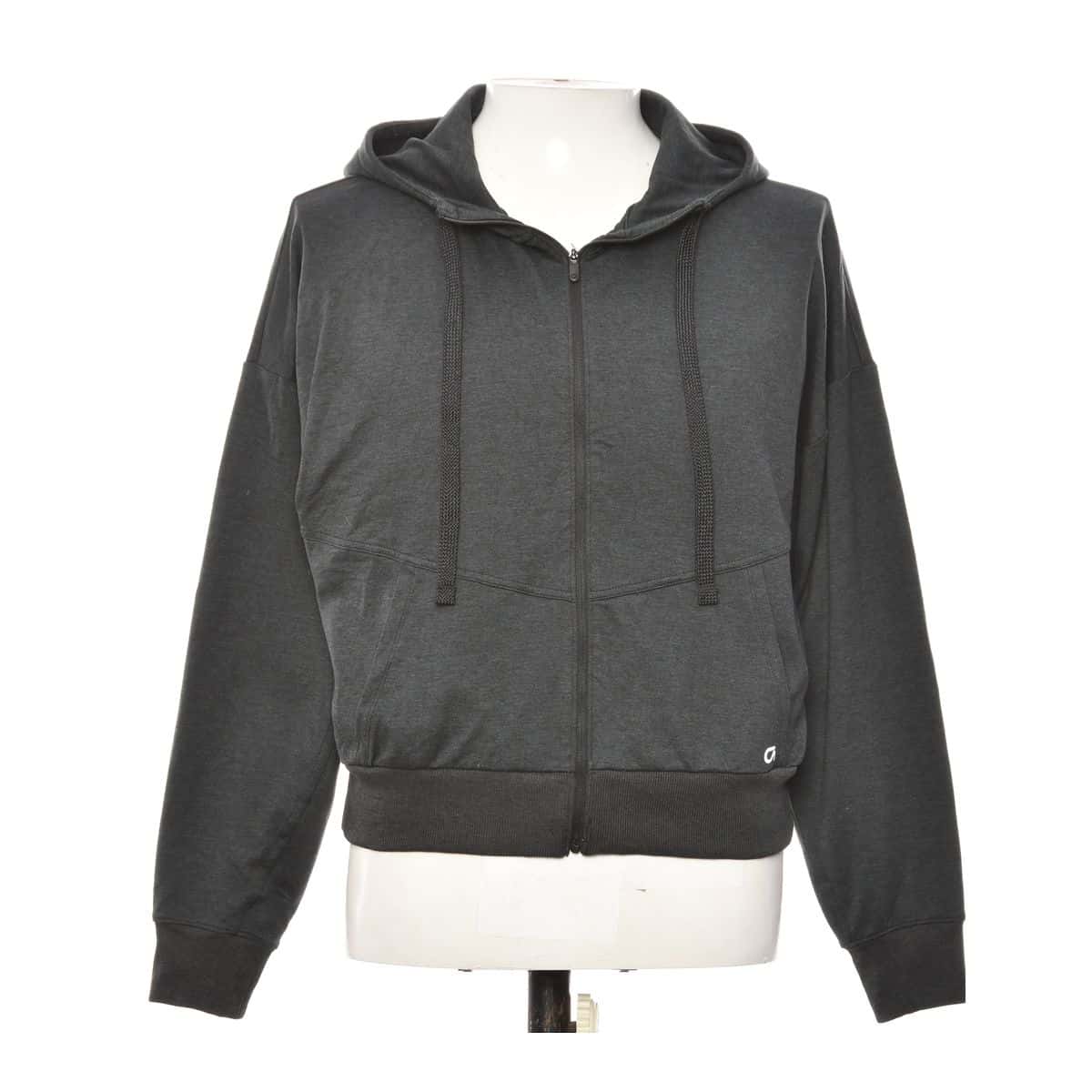 GapFit Women's Size L Hoodie Jacket Dark Grey (s)