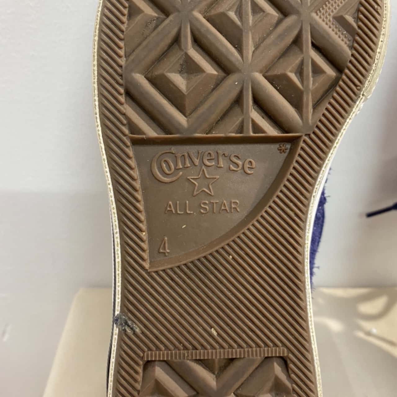 Converse Unisex Size 4 / 6 Blue / White Shoes