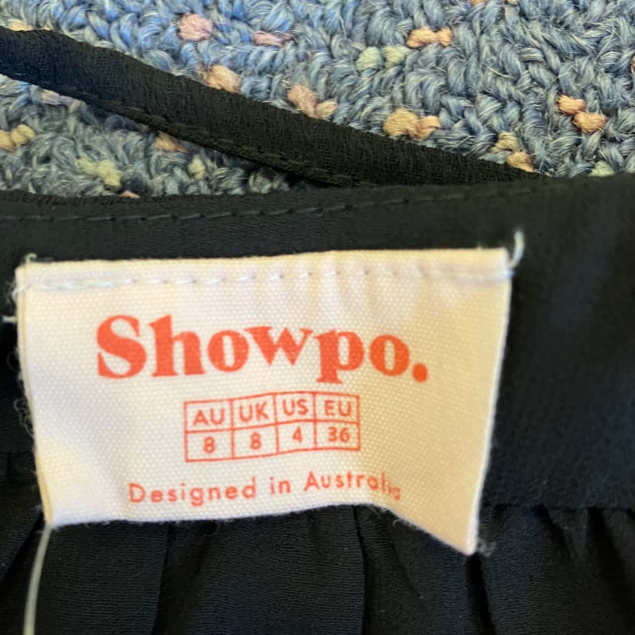 Showpo Womens Size 8 Black