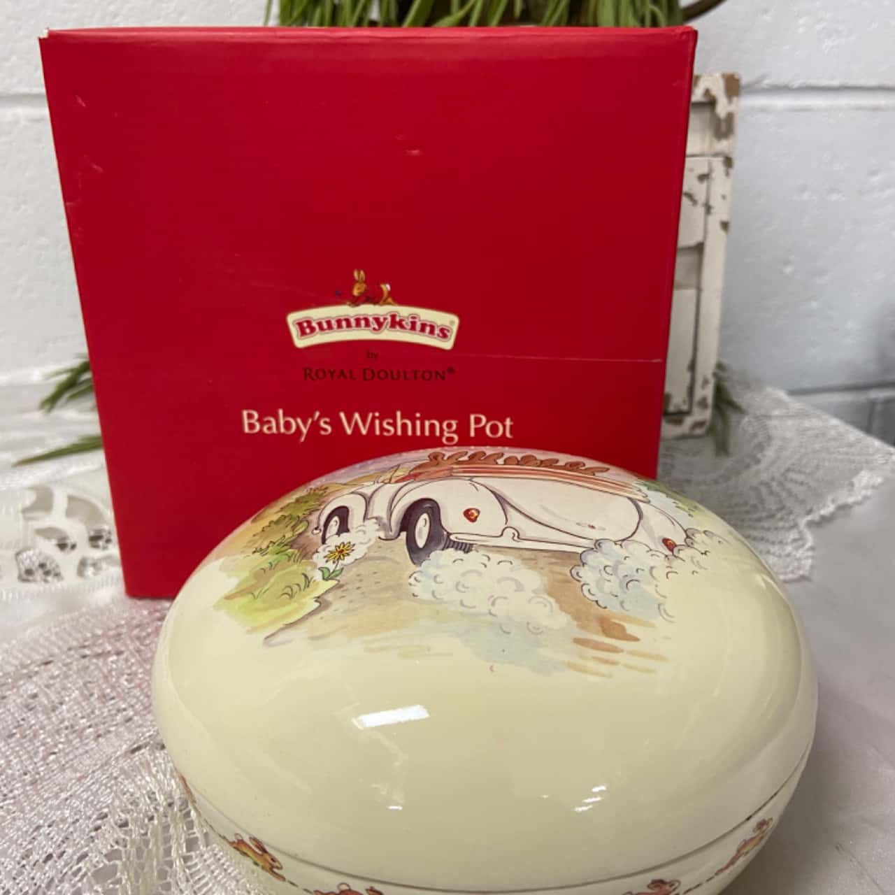 BUNNYKINS BABY WISH POT BY ROYAL DOULTON(s)