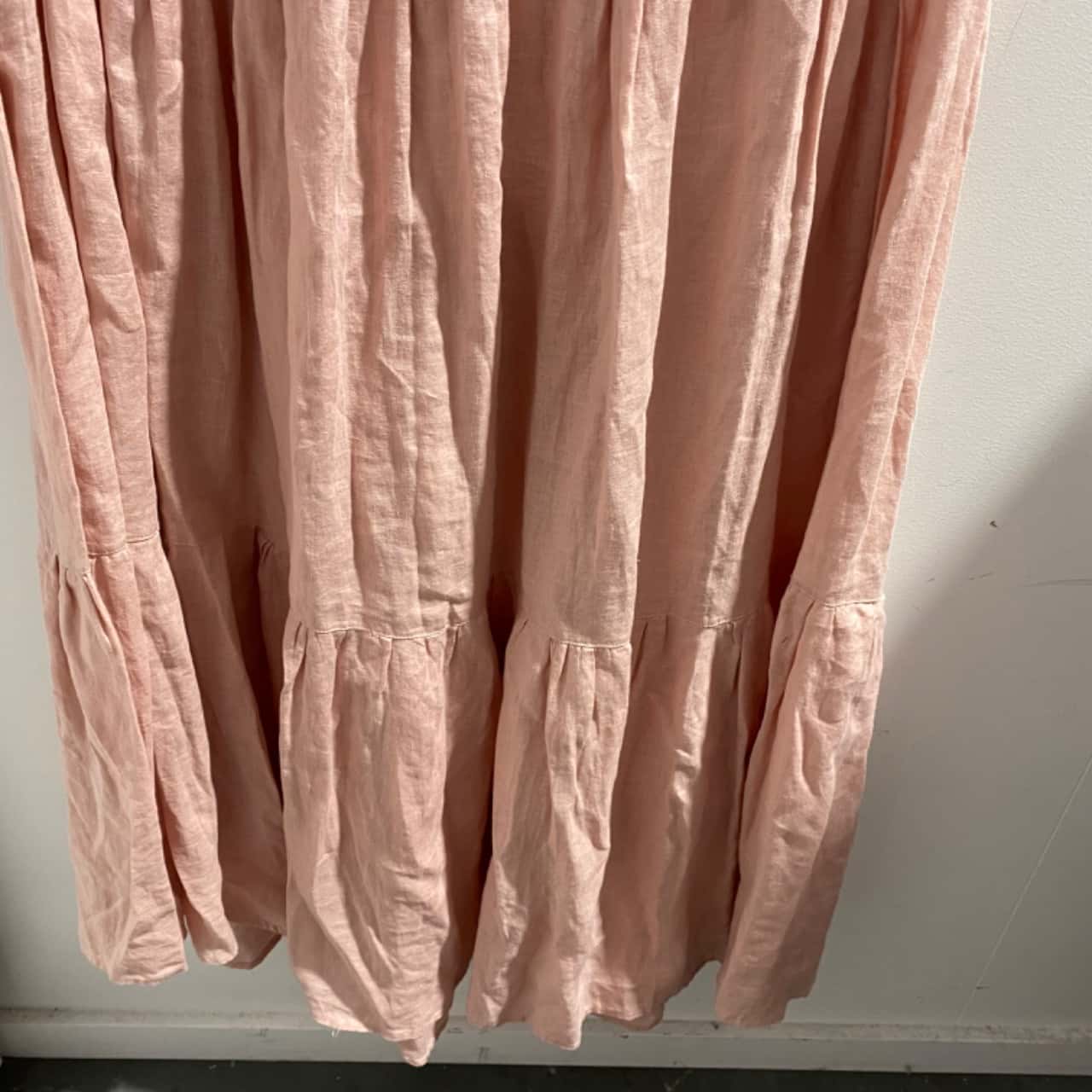 Annette Daley Womens One Size Pink Short Sleeve Dress (s)