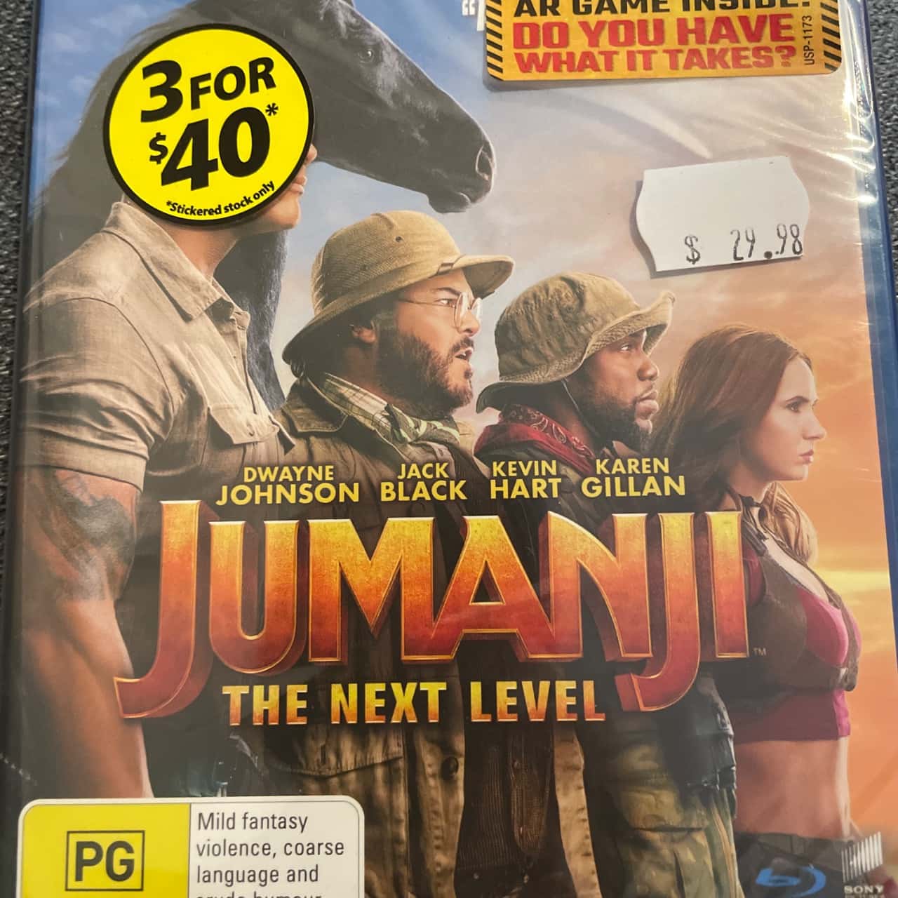 Jumanji Blu- Ray DVD