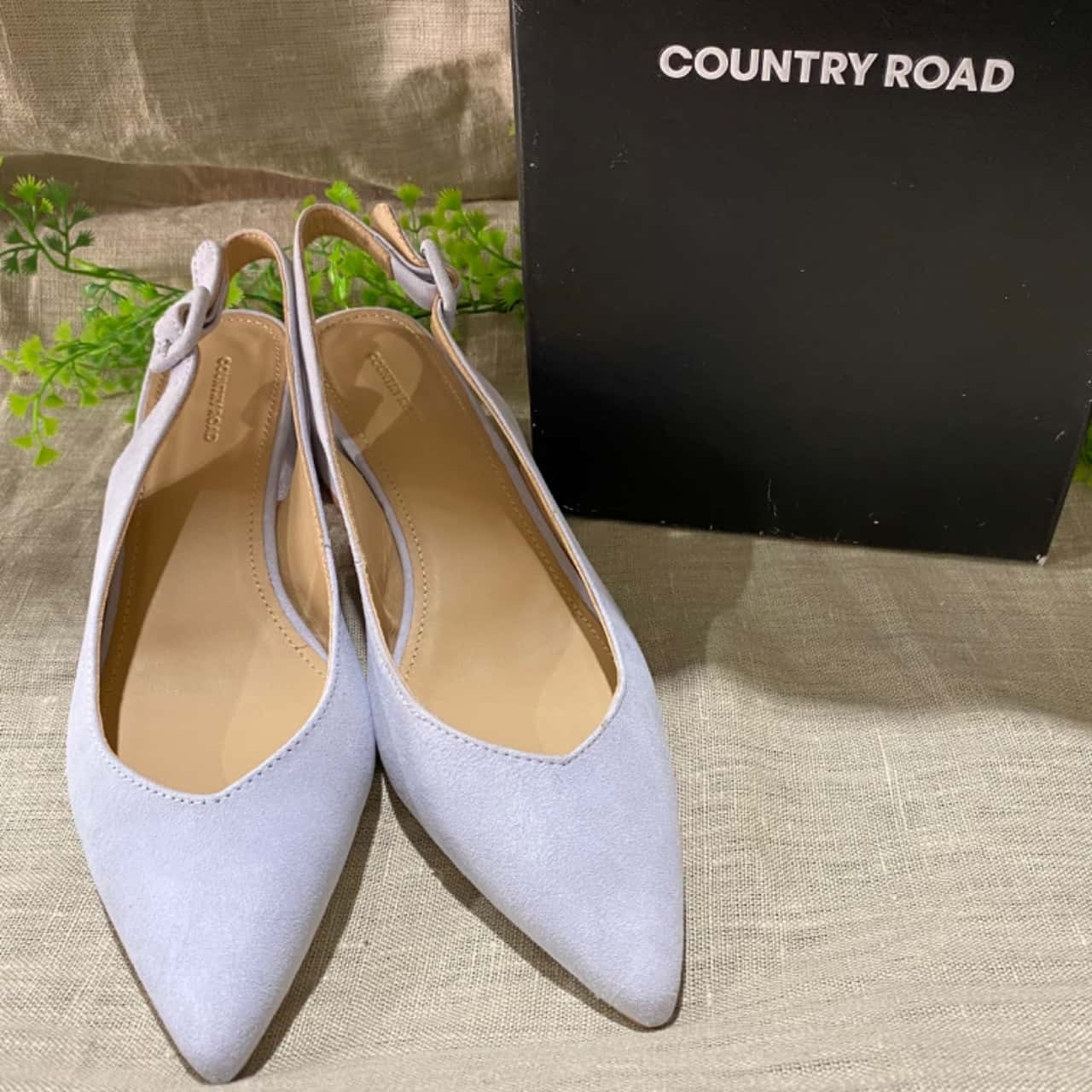 Womens COUNTRY ROAD “Nadine” Mid Heel Sling Back Shoes(s)