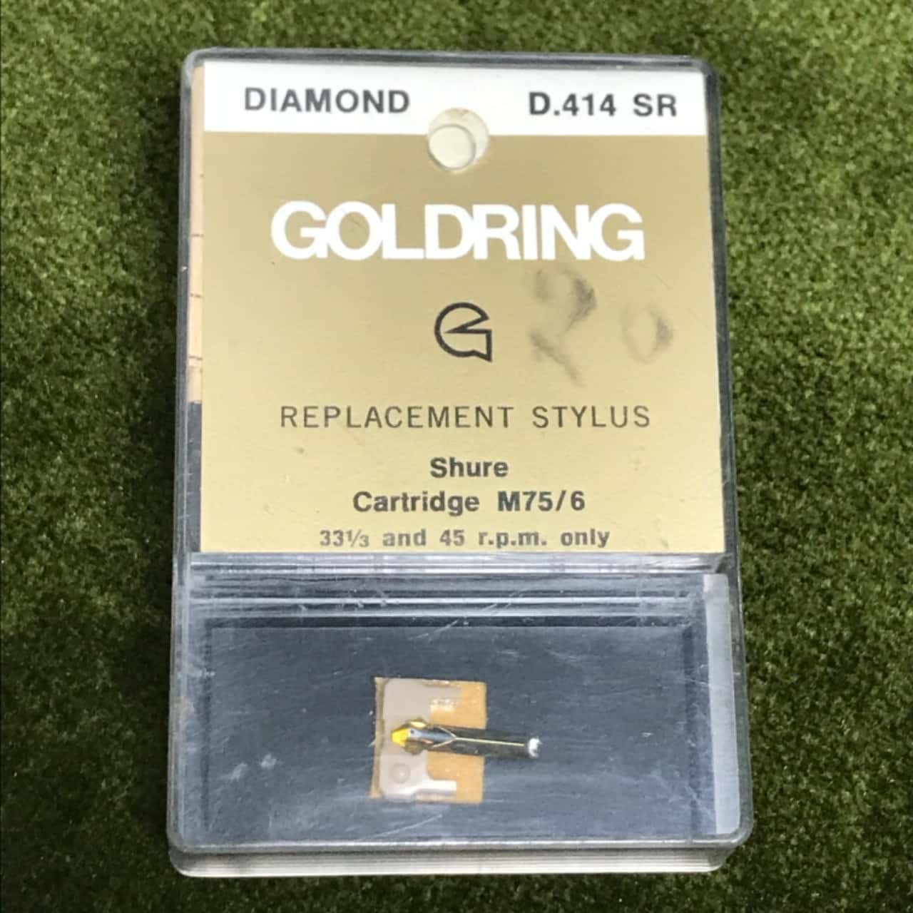 Goldring Vinyl Replacement Diamond Tip Stylus - Shure Cartridge M75/6 (s)