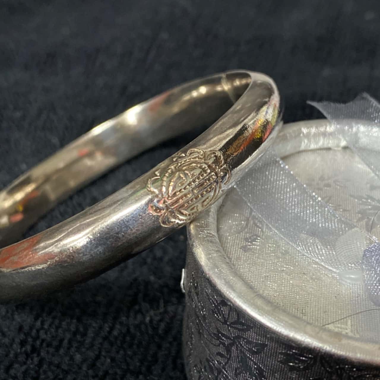 Sterling silver hinged bangle (s)