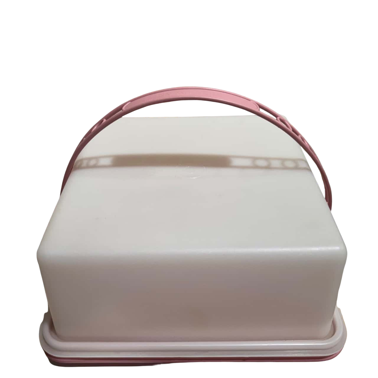 Vintage Pink Tupperware Cake Carrier with Handle ~ Cake Server ~ Cake ...