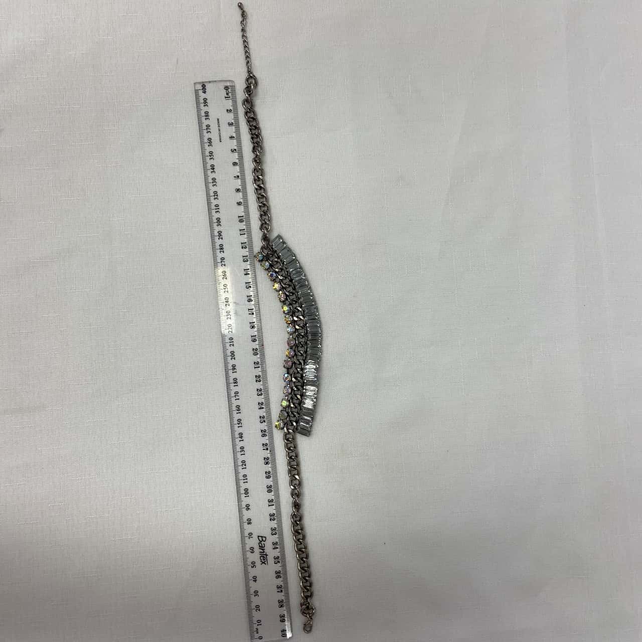 Womens Chunky Silver Plate Necklace (s)