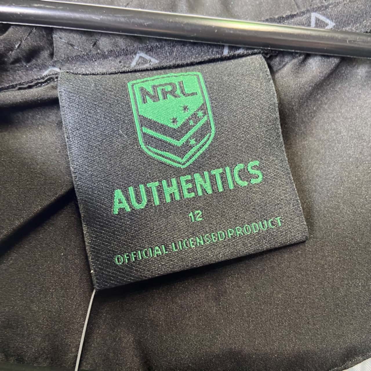 ISC/NRL Rabbitohs Womens Size 12 Puffer Hooded Vest Jacket Black ...