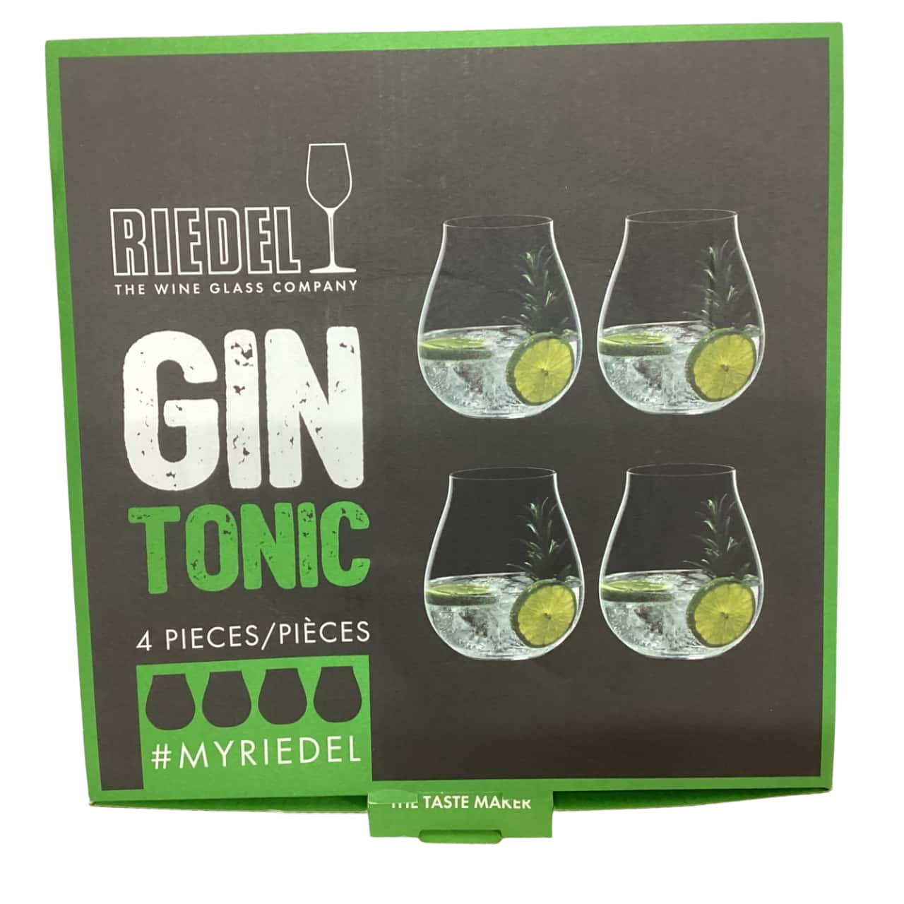 NEW. Riedel 4 Piece Gin Glasses