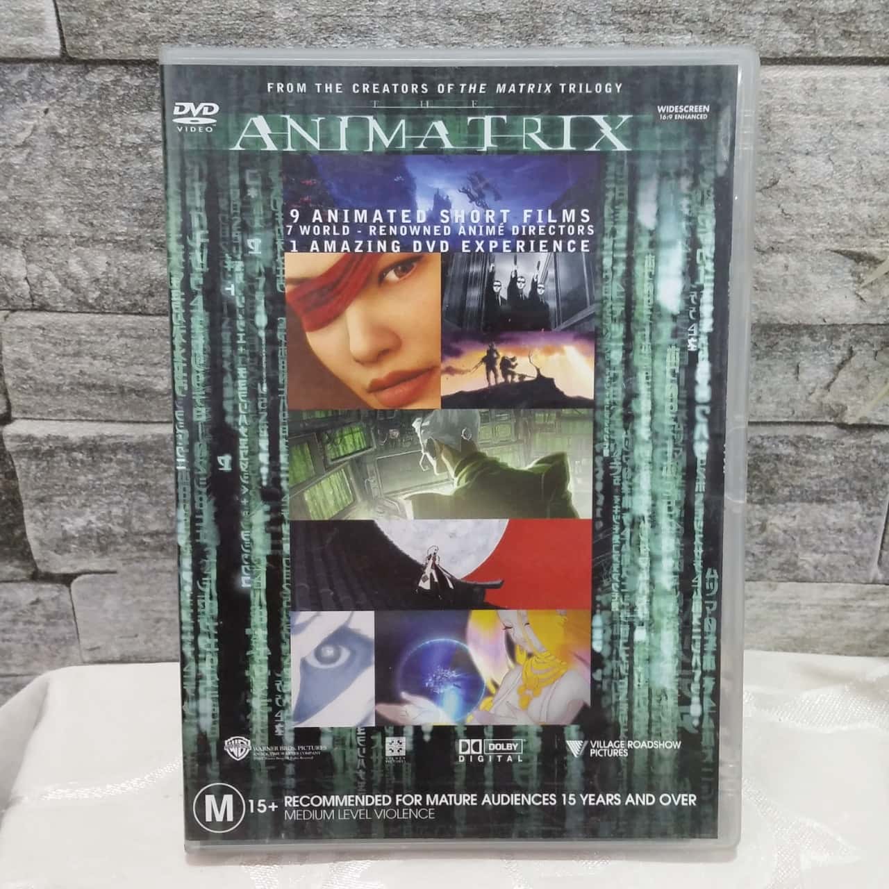 Animatrix 9 Animated Short Films DVD