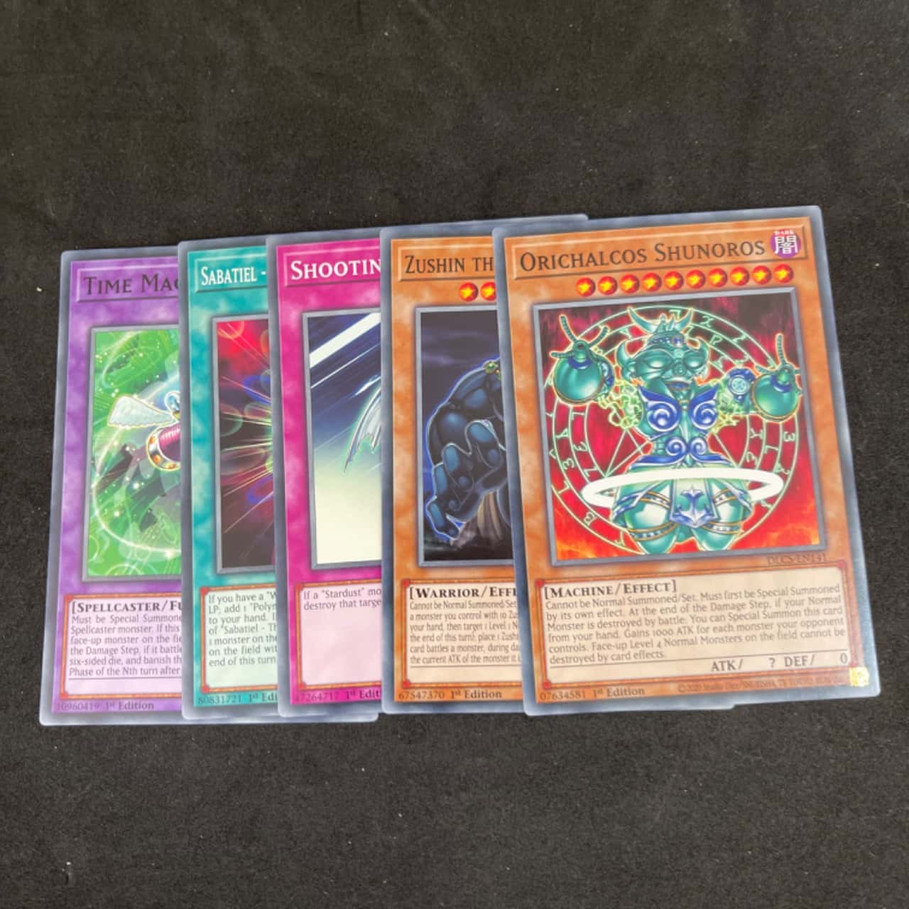 Yu-Gi-Oh! 2020 1st edition card mixed set off X5 (b13)