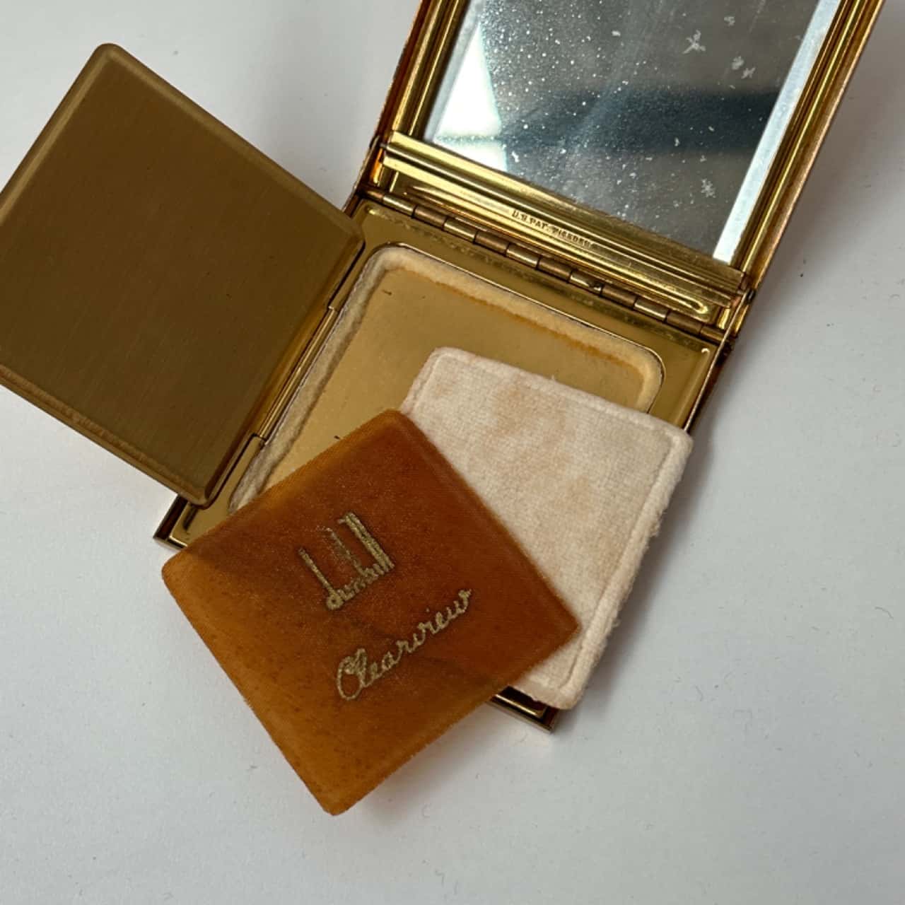 Vintage Dunhill Clearview compact (s)