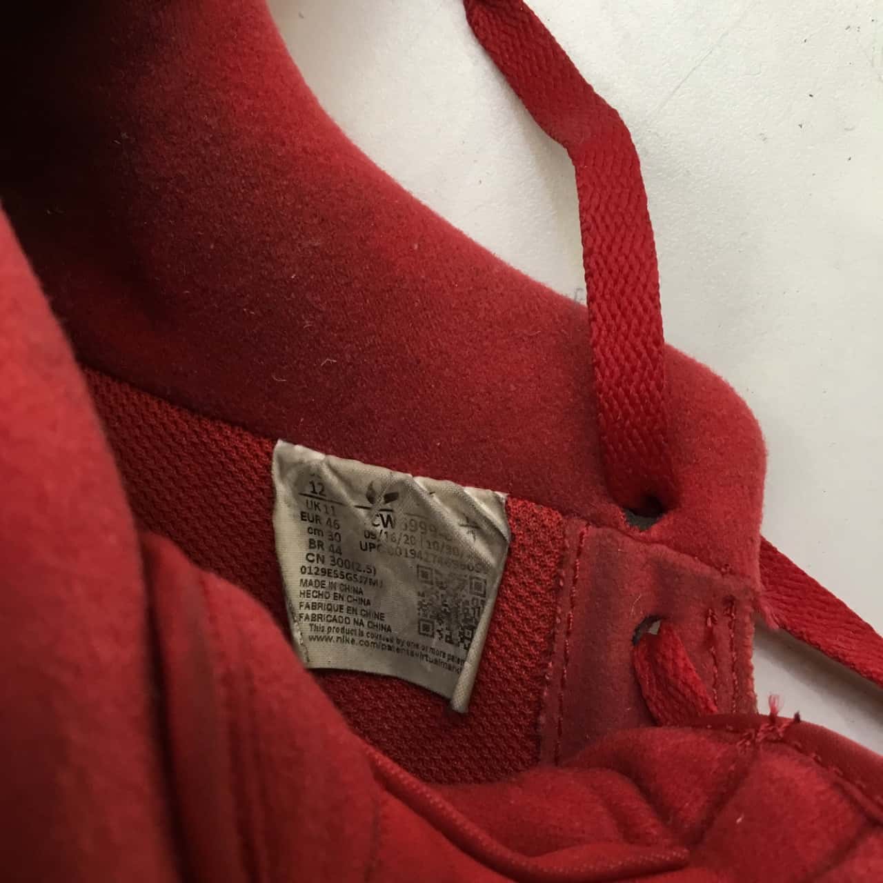 Nike Airforce 1 Triple red Men’s Size 12 (s)