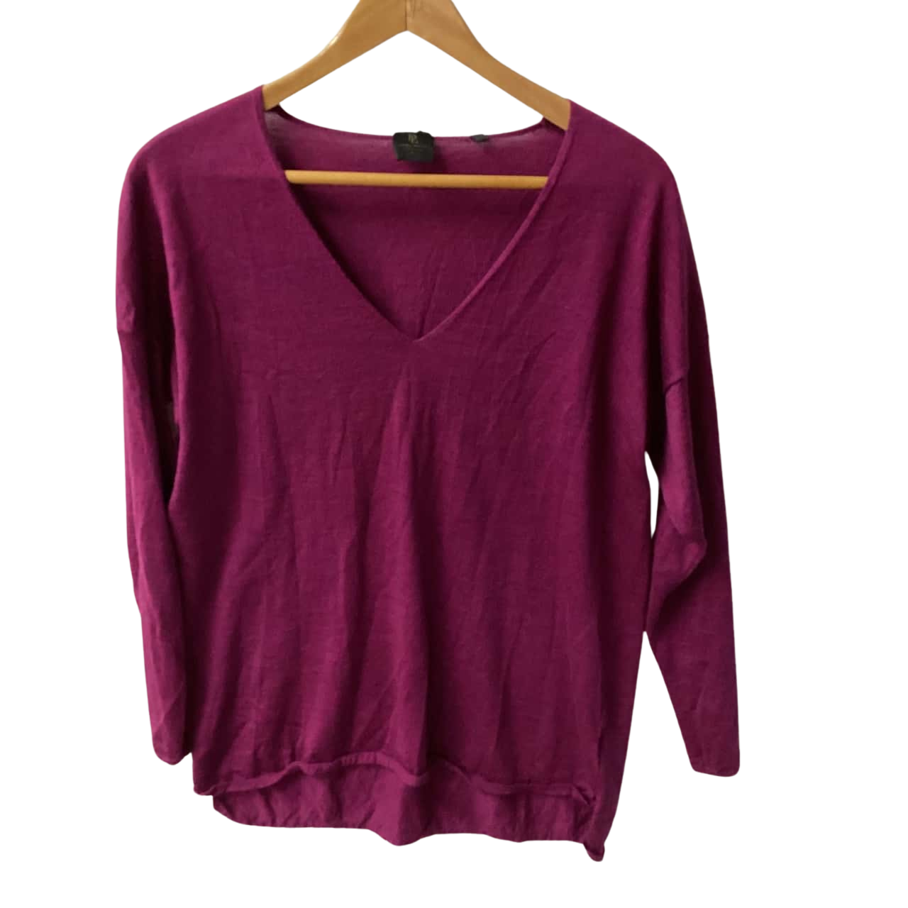 David Lawrence Womens Size L 3/4 Sleeve Top Purple (d)(s) - New Without ...
