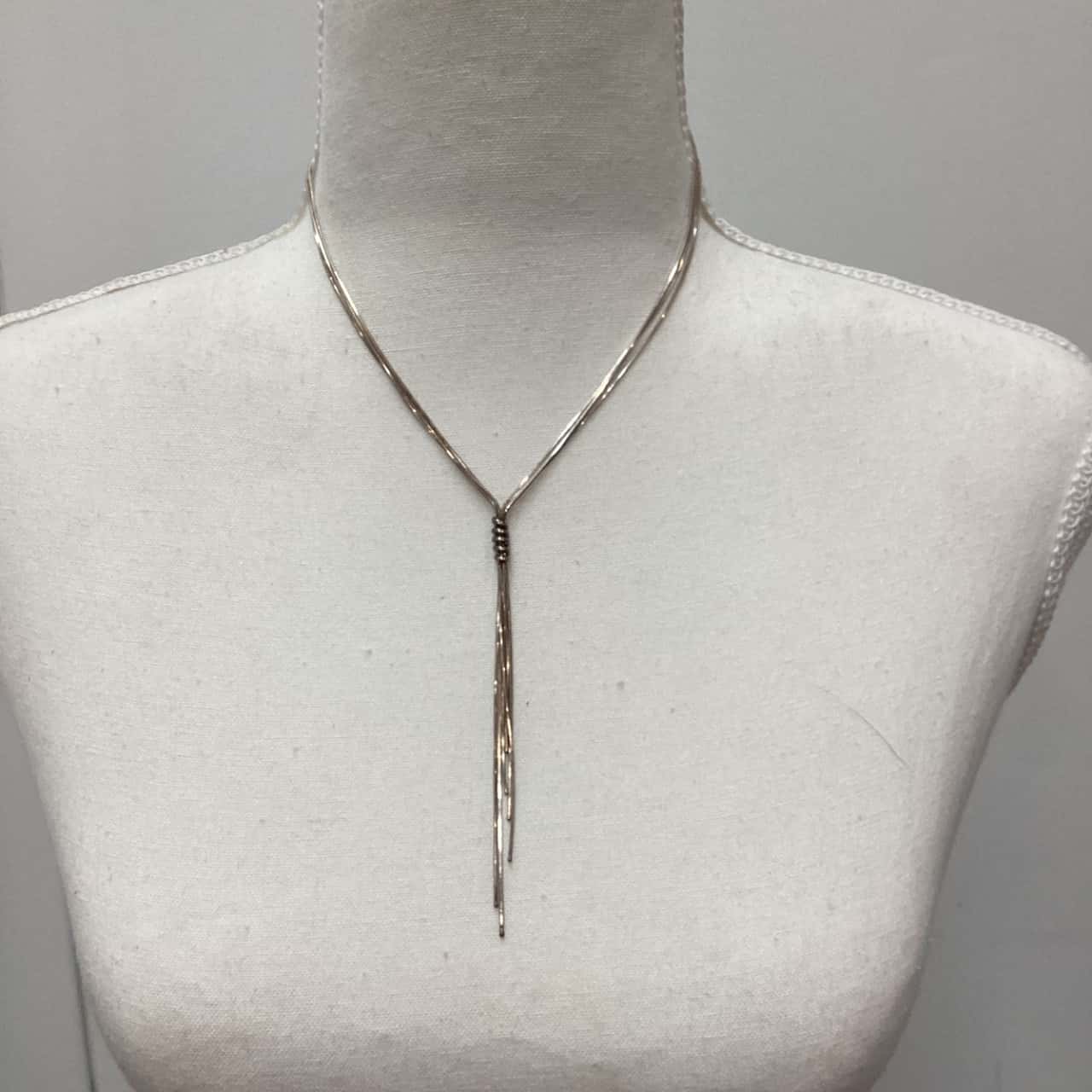925 Stamped Silver Rope necklace