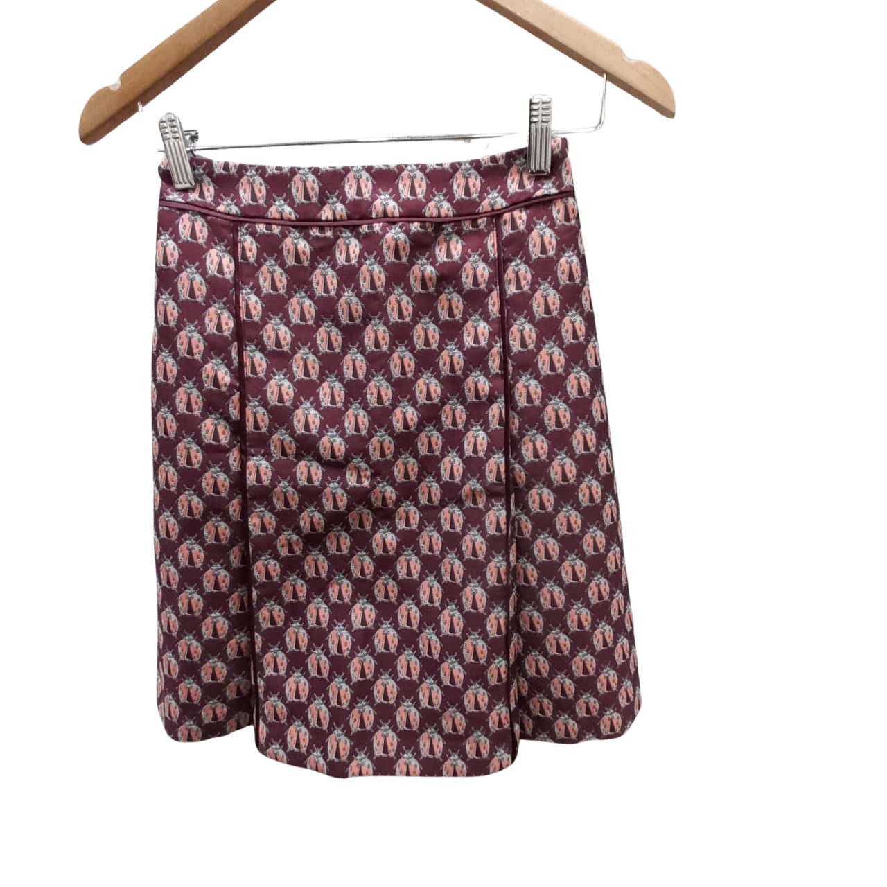 Alannah Hill Womens Size 6 Maroon Ladybug Skirt