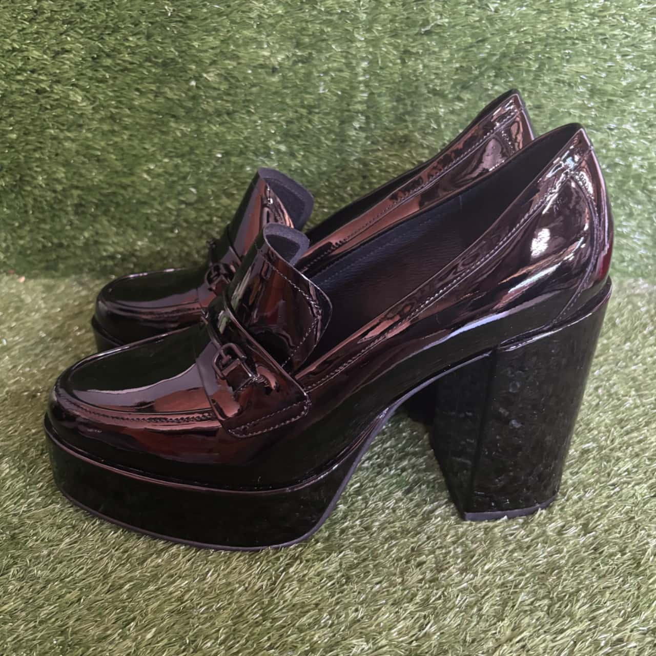 Jo Mercer Ezard Black Patent High Heel Shoes Size 41(s) - Used Very ...