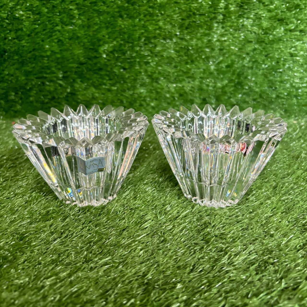 Mikasa Germany Tealight Candle Holders x 2 (s)