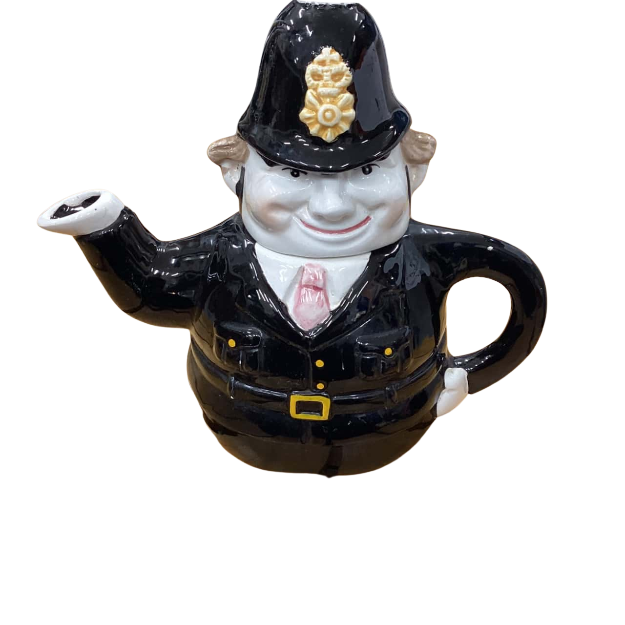 Vintage English Bobby Policeman Teapot