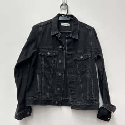Assembly Label Size 8 Denim Jacket Black