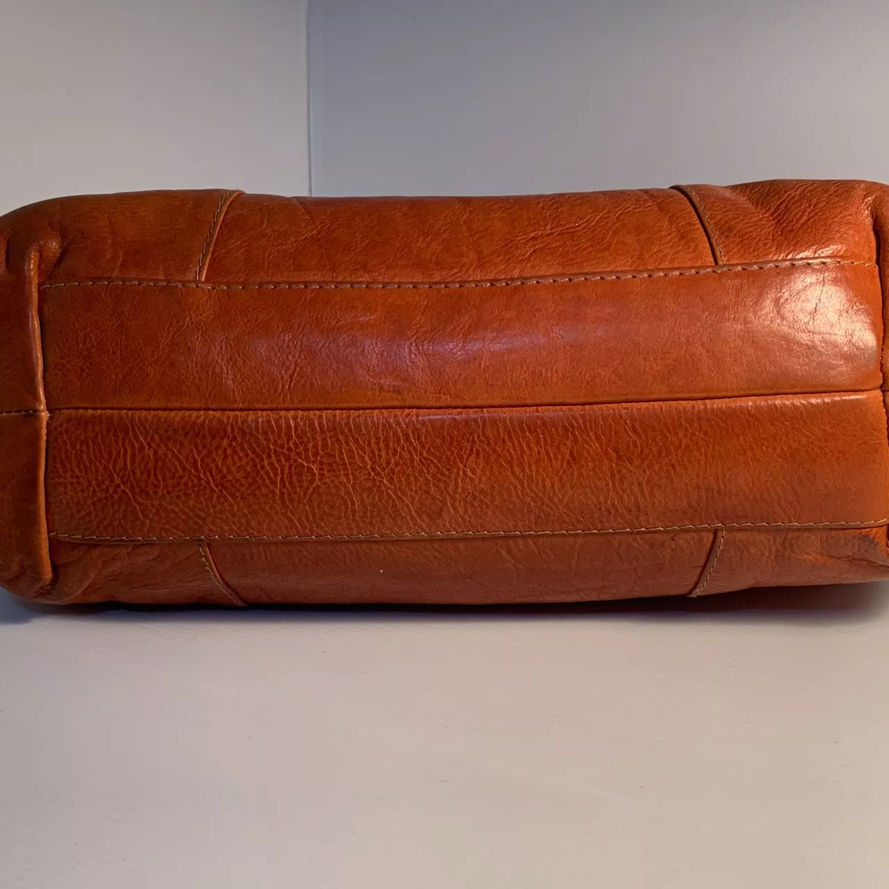 Vintage Faigen Brown Leather Bag - Doctor Bag Style - Used Very Good ...