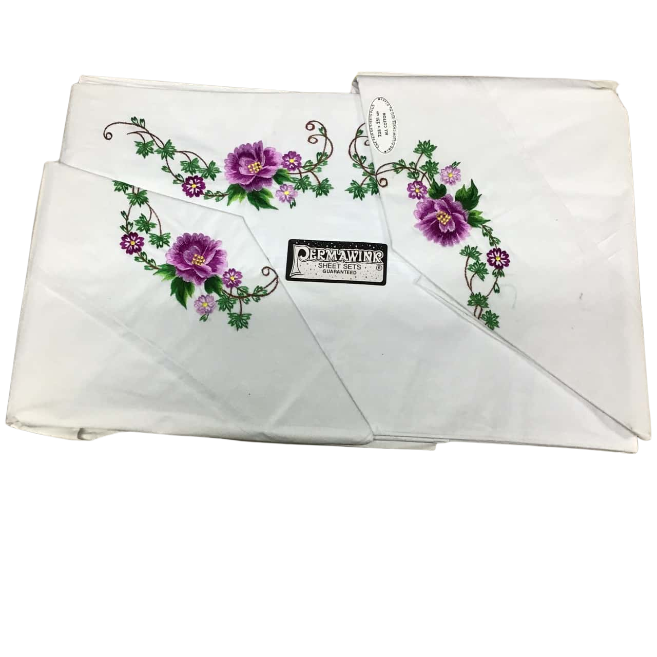 Permawink 100% Cotton Embroidered Sheet Set(s)