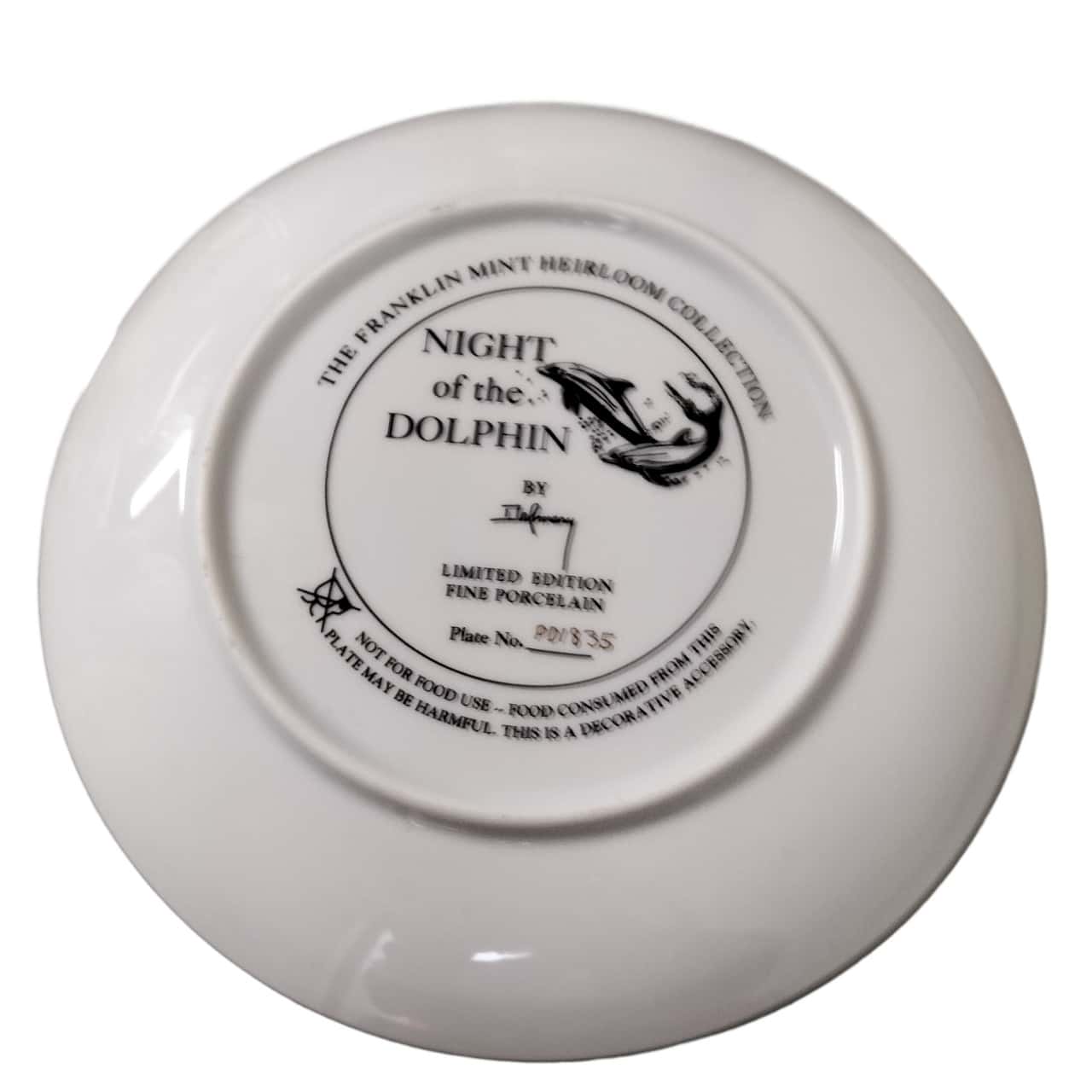 Franklin Mint 'Night of the Dolphin' Limited Edition