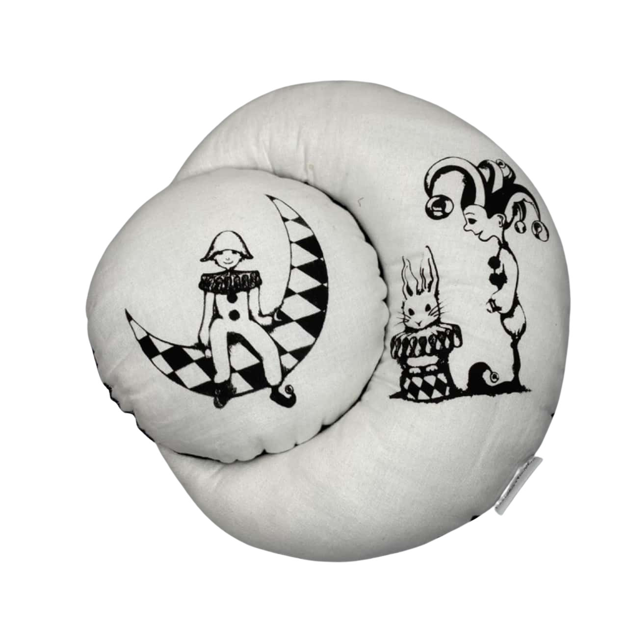 Moobles and Toobles Moon Rattle Cushion BN(s)