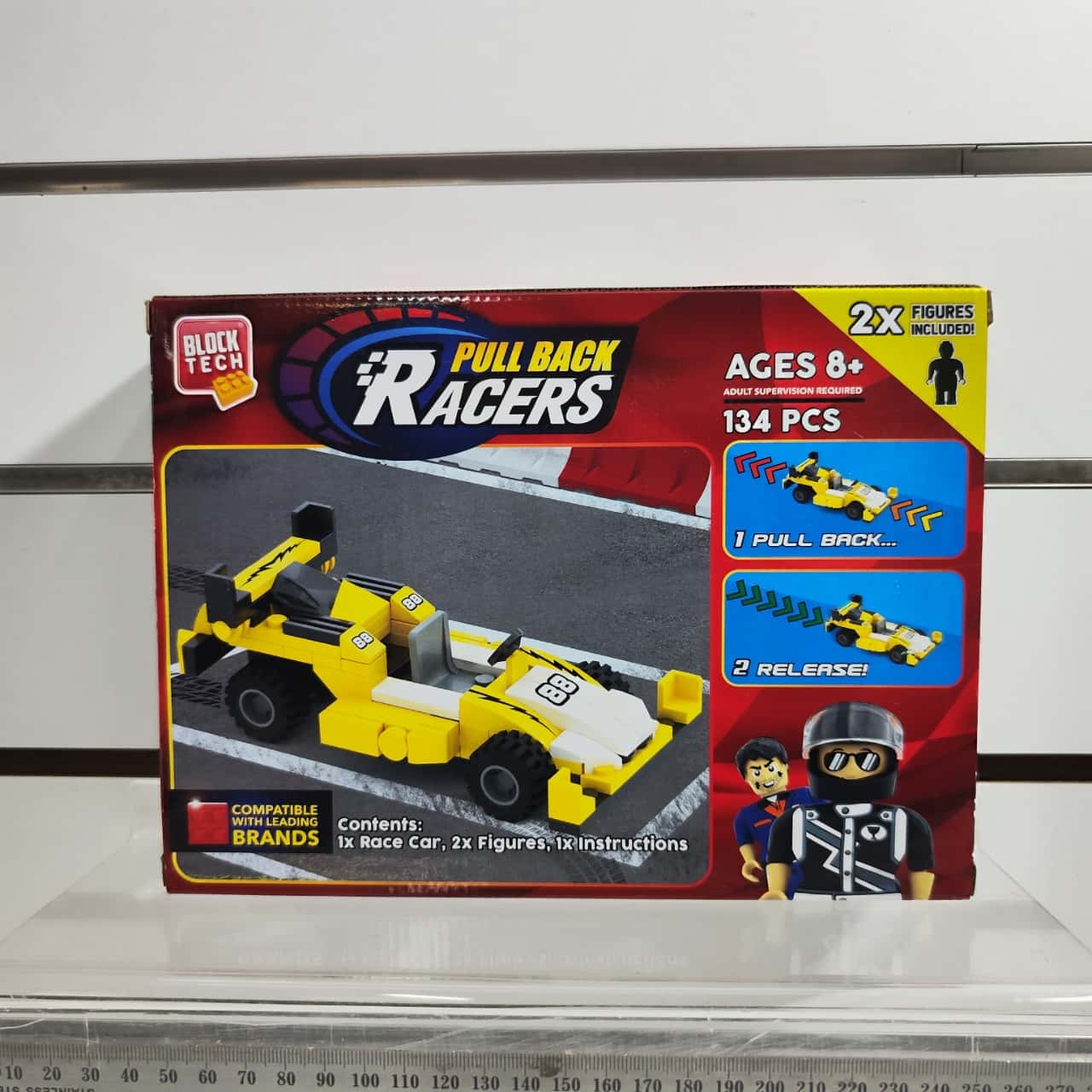 Block Tech Pull Back Racers NEW