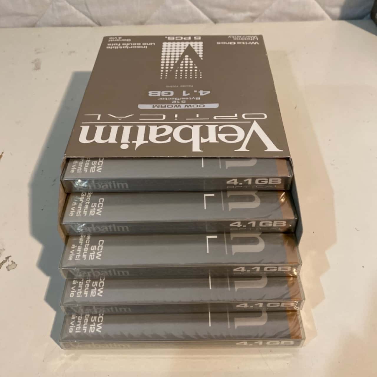 Verbatim Optical CCW WORM 4.1GB 5 Pack