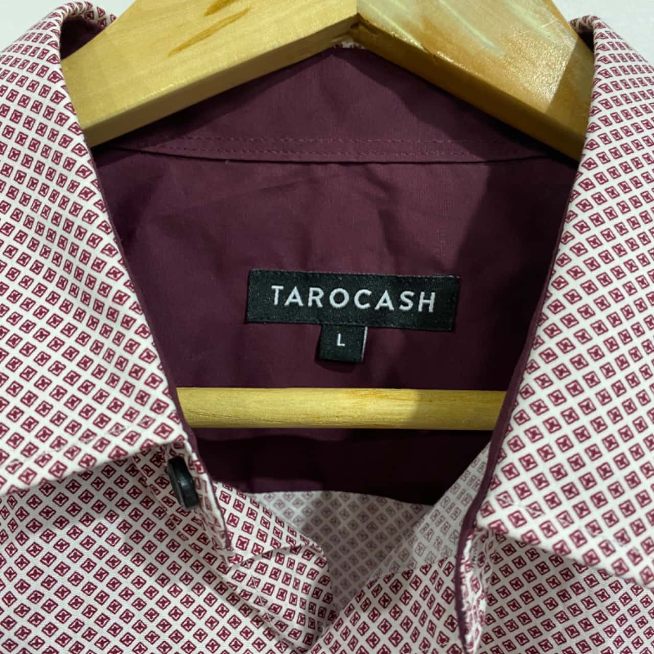 Tarocash/Mens/Size L/ Long Sleeve/Checked / Red / White