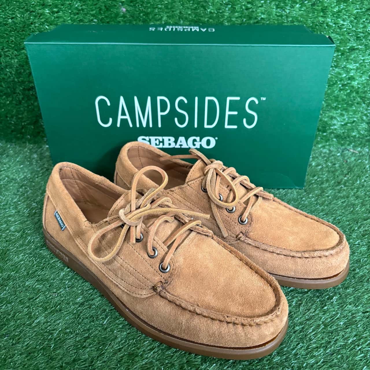 Campsides Sebago Tan Brown Shoes Size 7(s)