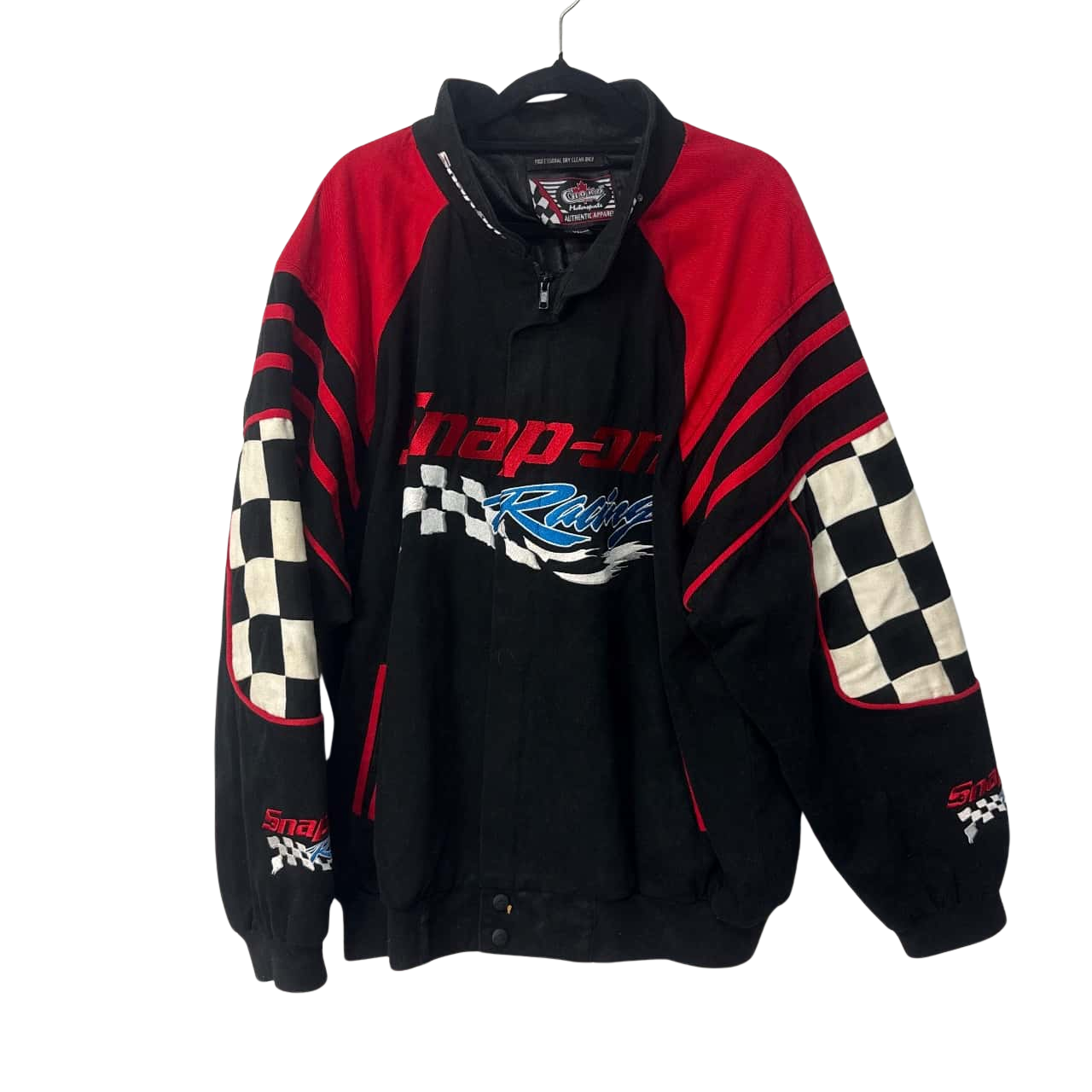 Choko snap on racing Size XL Front Zipper Black / Red / White (s)