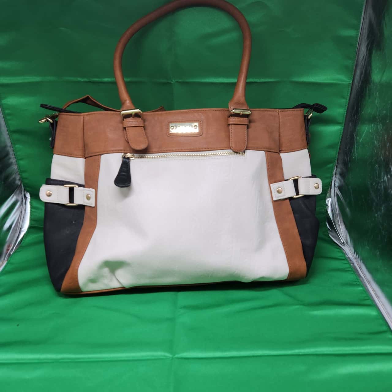 Marikai Womens Handbag Black / Brown / Cream (s)