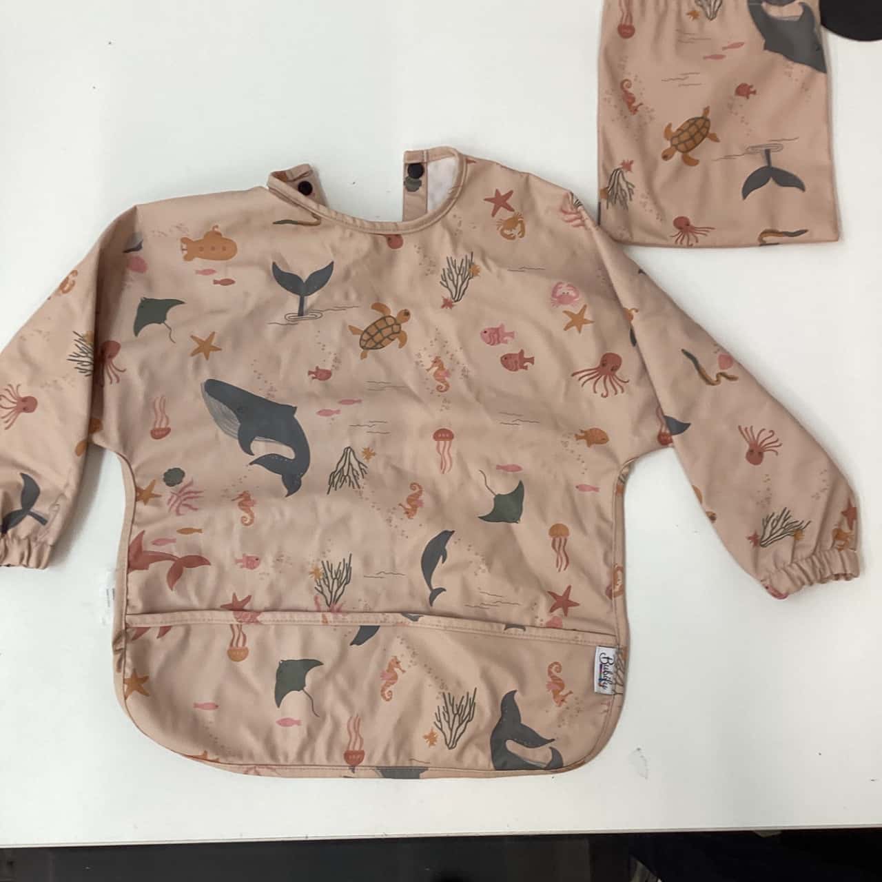 Bubify Kids waterproof Pattern / Pink art apron