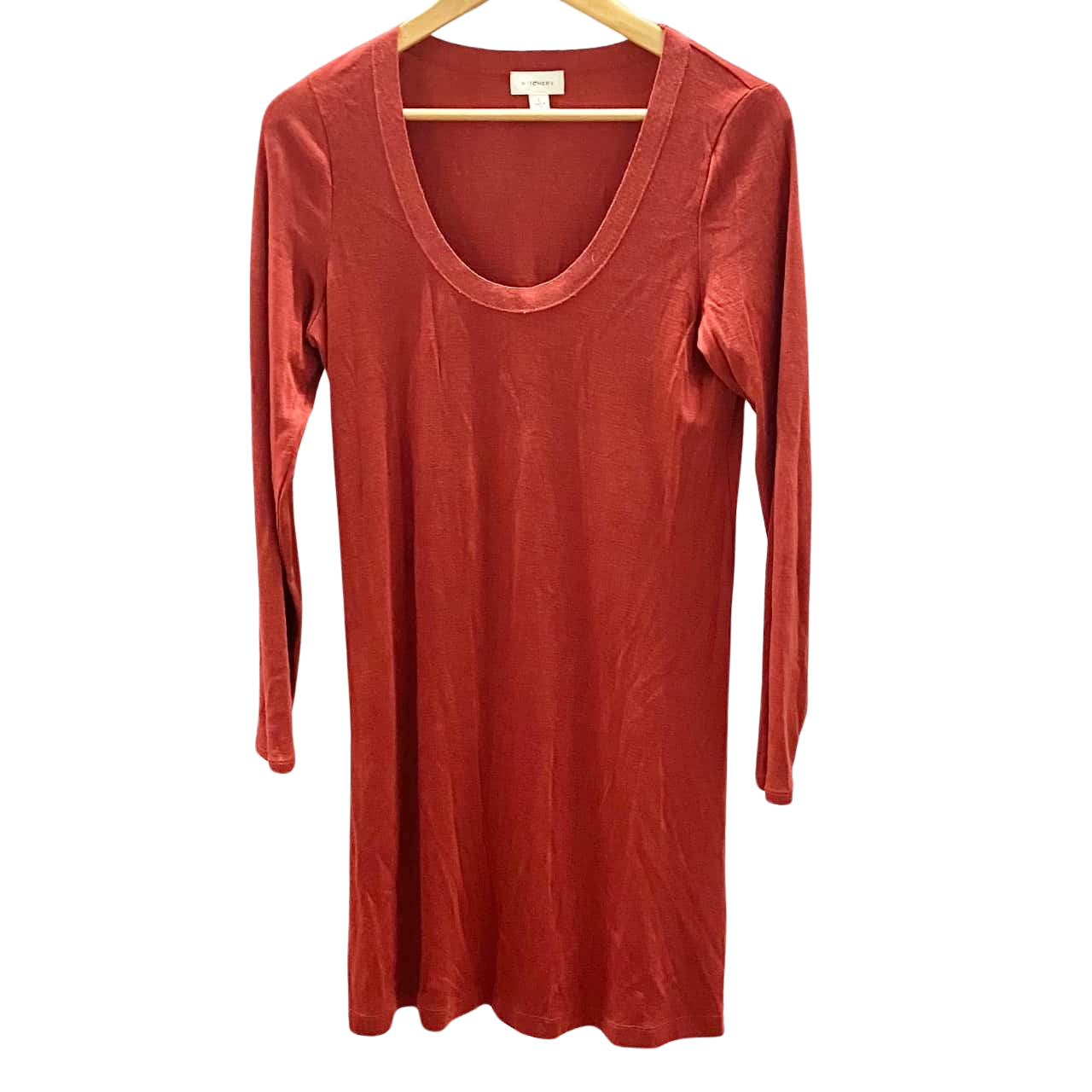 Witchery Size L Long Sleeve Red Dress