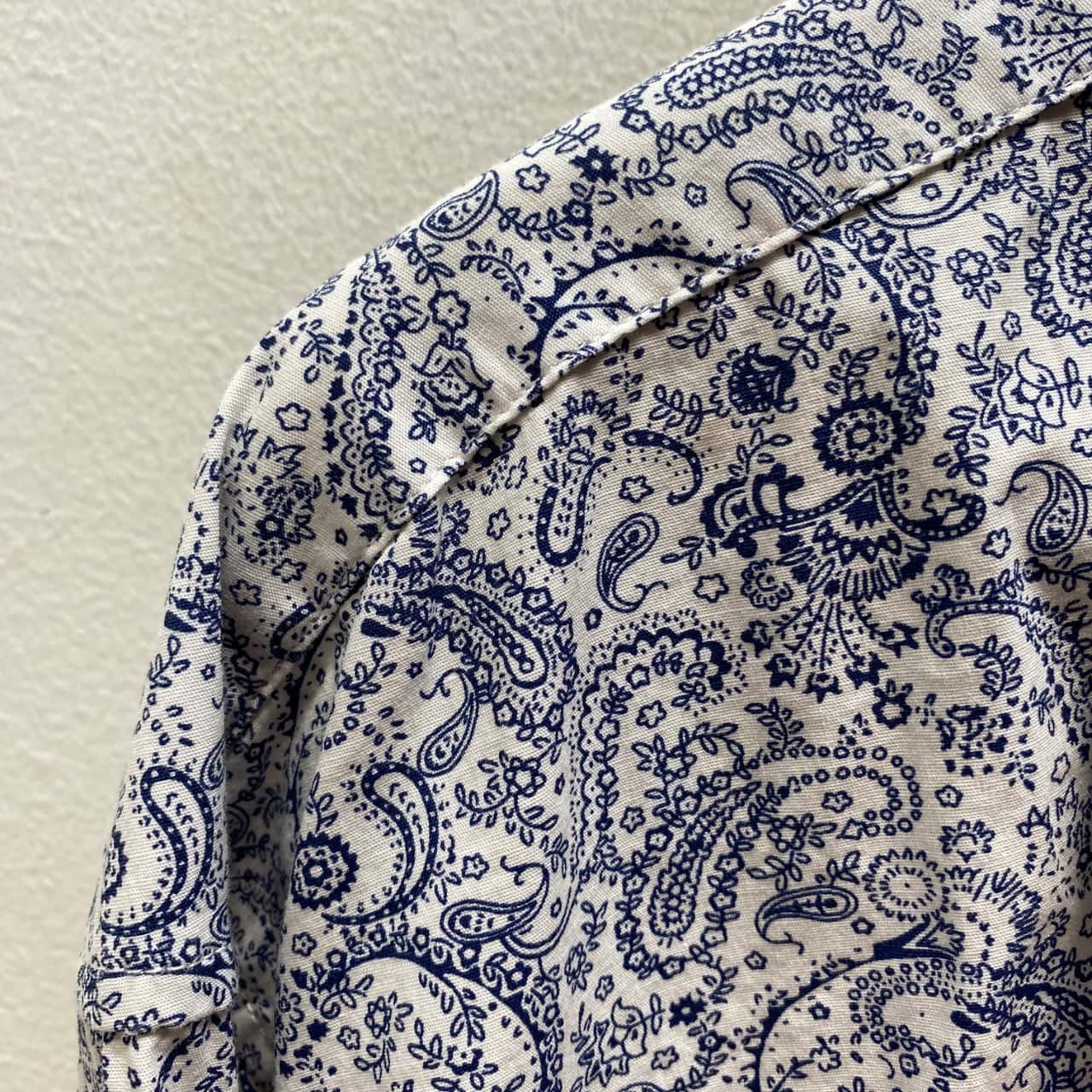 Jonathan Adams Mens Size XXXL Blue Pattern Shirt