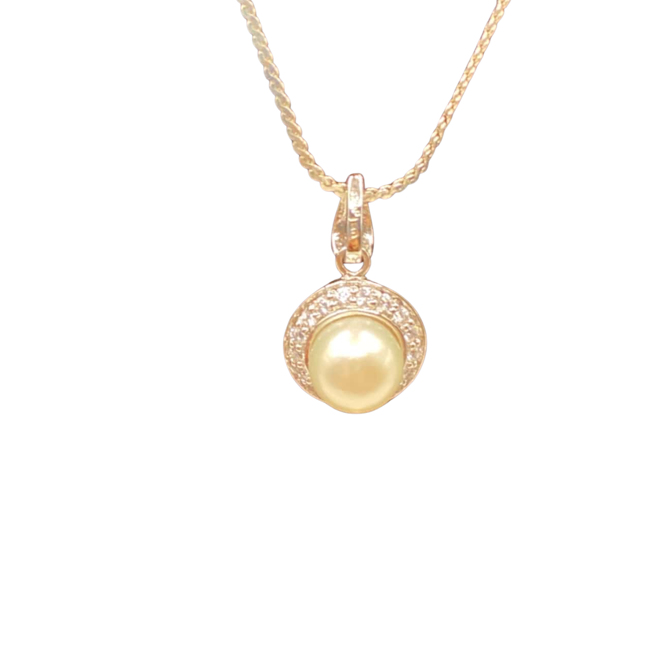 Womens Necklace / Pendant Pearl / Silver
